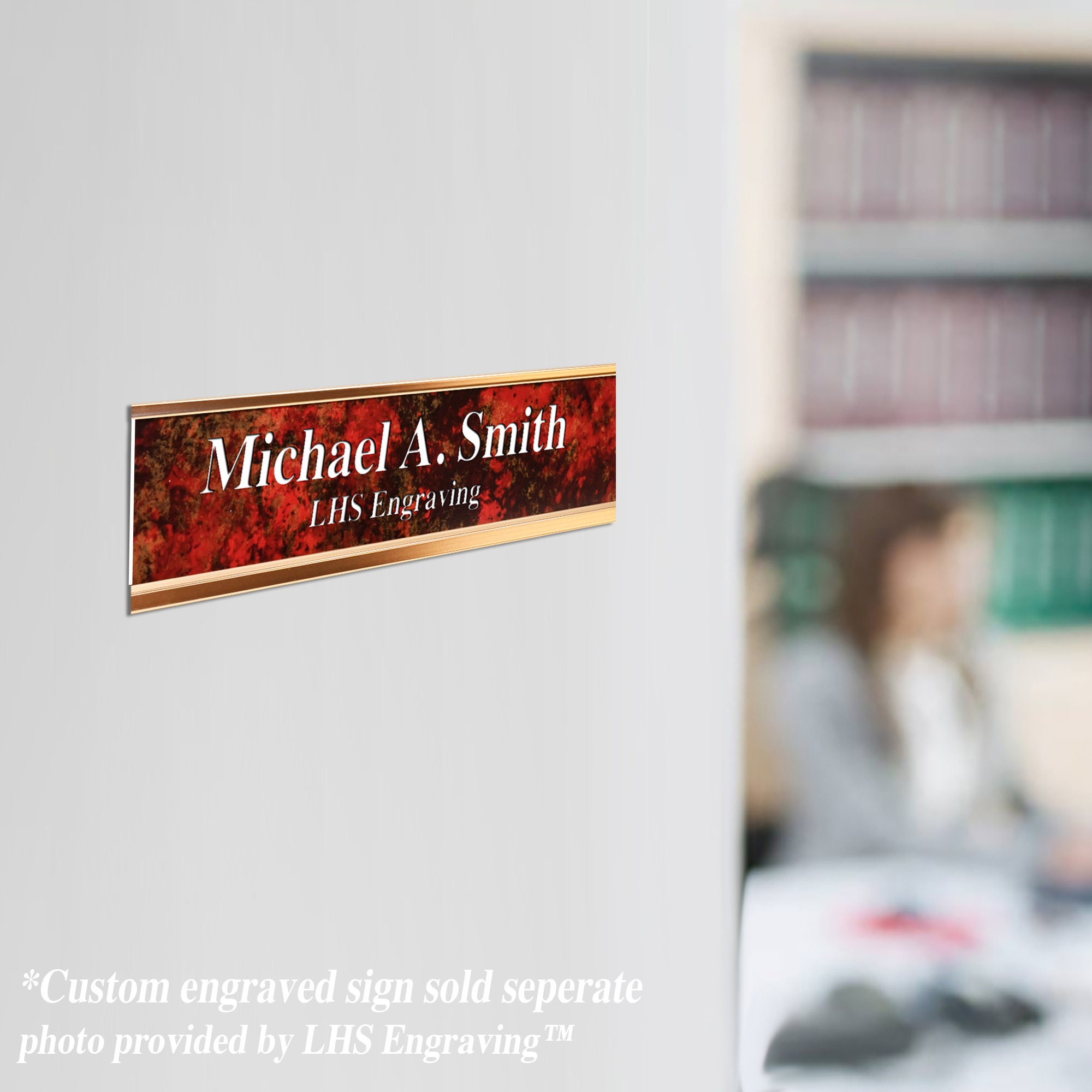 Wall Nameplate Holder Rose Gold Aluminum for 2x8 2x10 2x12 - Etsy