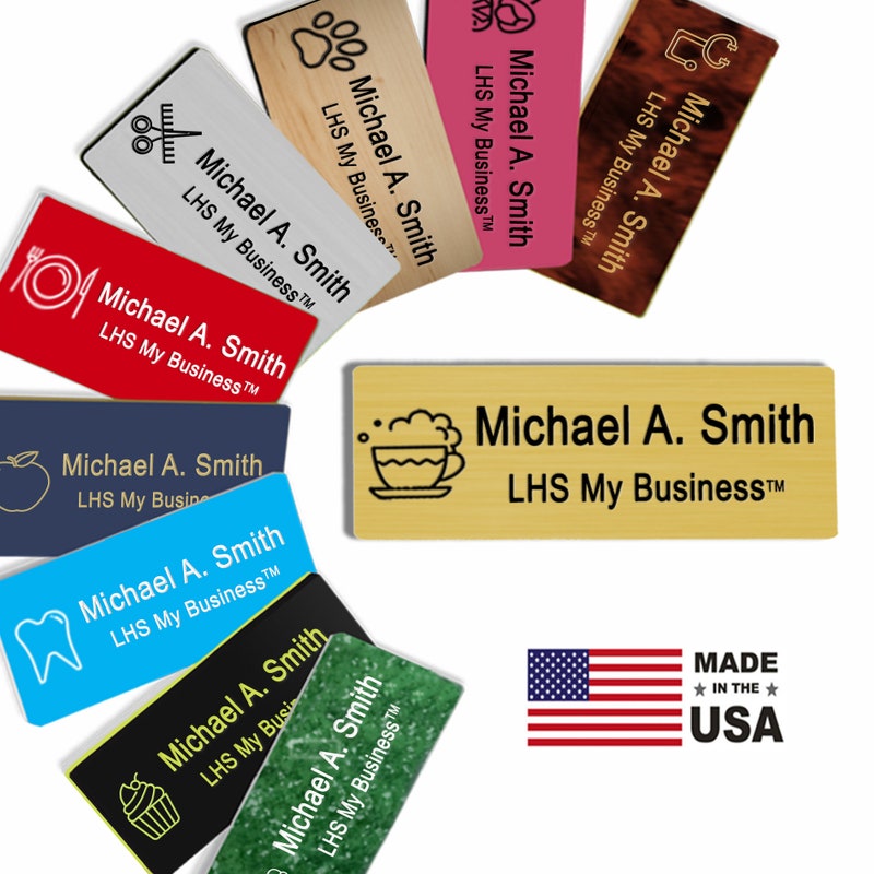 Custom Name Tags - Etsy