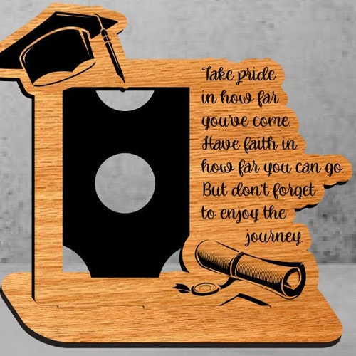 Graduation Photo Frame M&F With Bases SVG Dxf Ai Cdr Laser - Etsy
