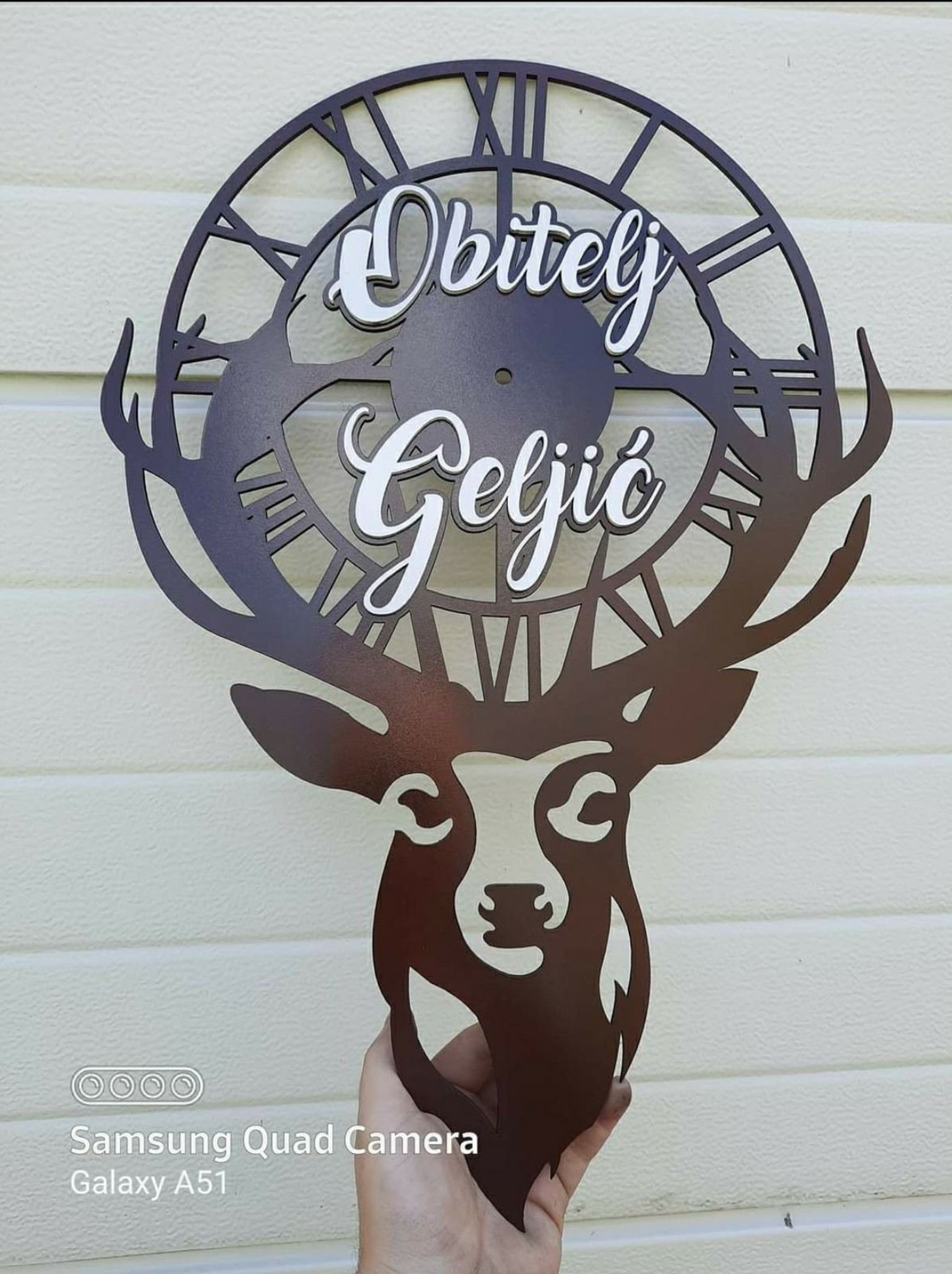 Deer Wall Clock files for Engraving Laser Cut CNC INSTANT | Etsy
