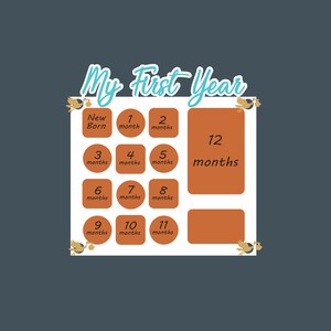 My First Year Photo Frame ,files for Engraving, Laser Cut, CNC, INSTANT ...