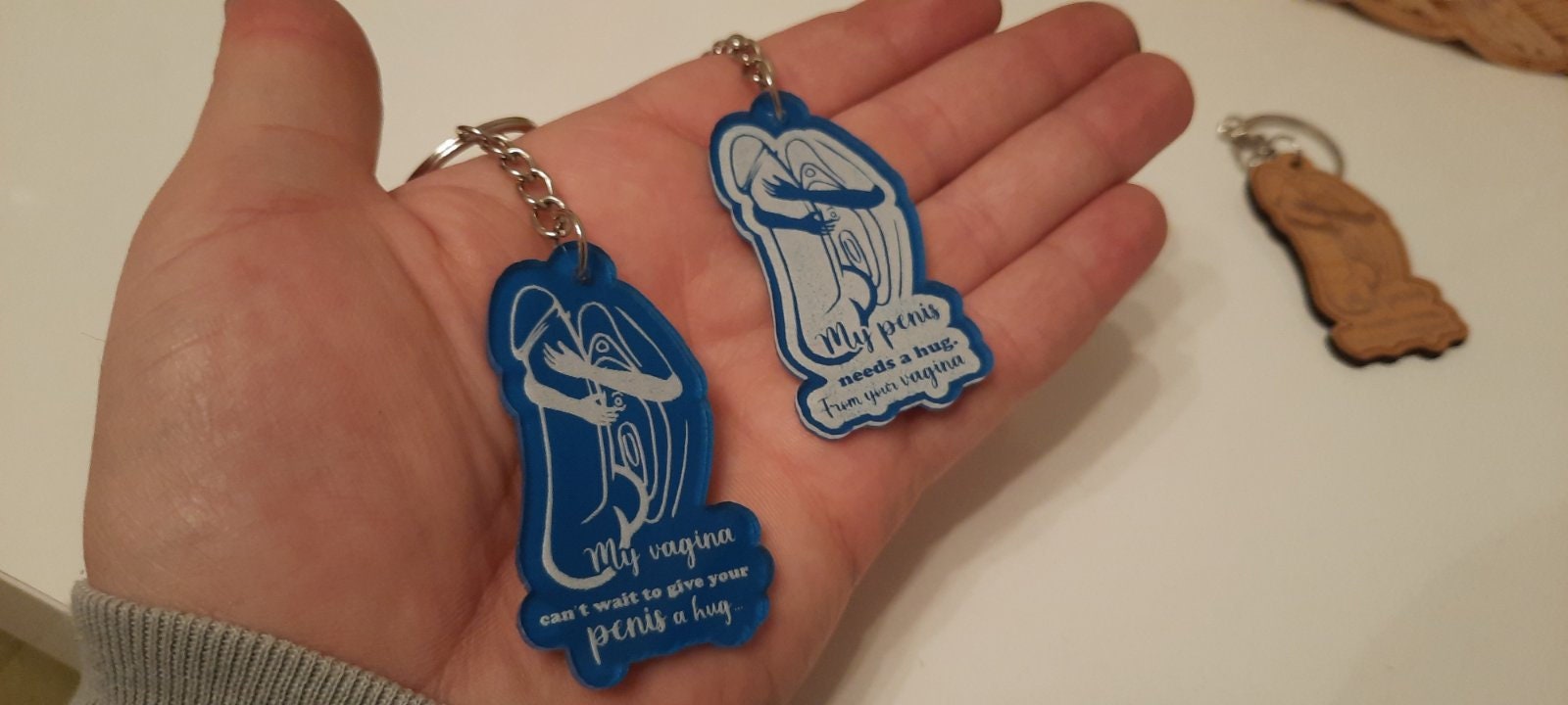 Naughty Keychains for Adults Valentine's Day Gift vagina | Etsy