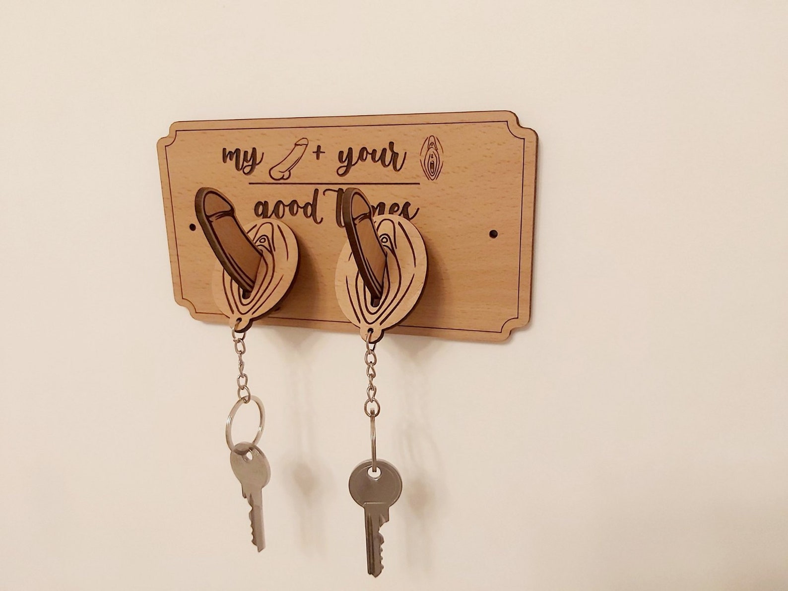 Naughty Keychains Key Holdervalentine's Day Gift for | Etsy