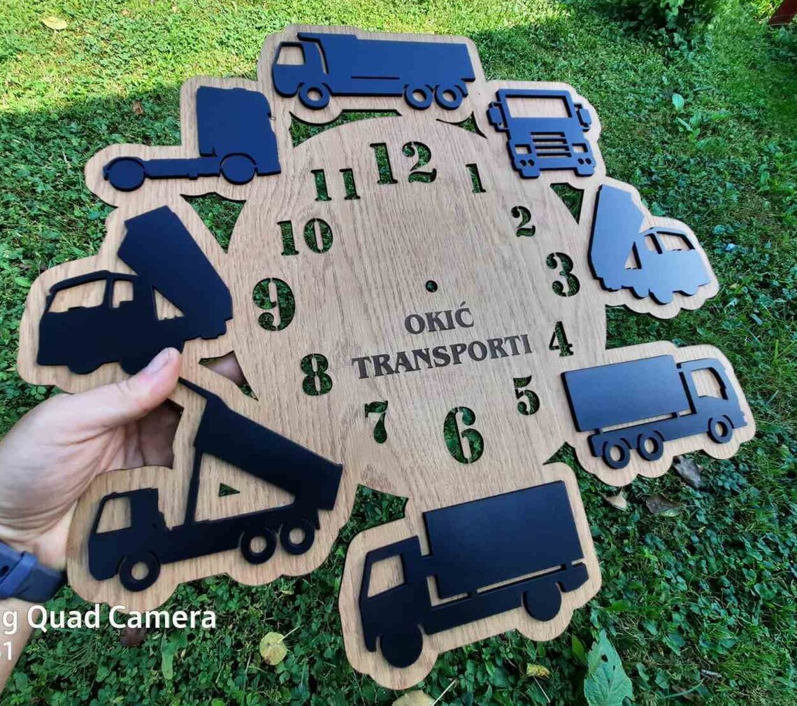Truck Clock Files for Engraving Laser Cut CNC INSTANT - Etsy