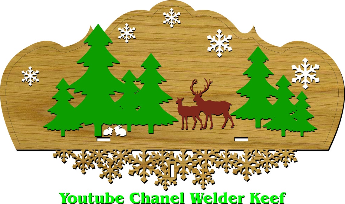 Christmas Shelf Files for Engraving Laser Cut CNC INSTANT | Etsy