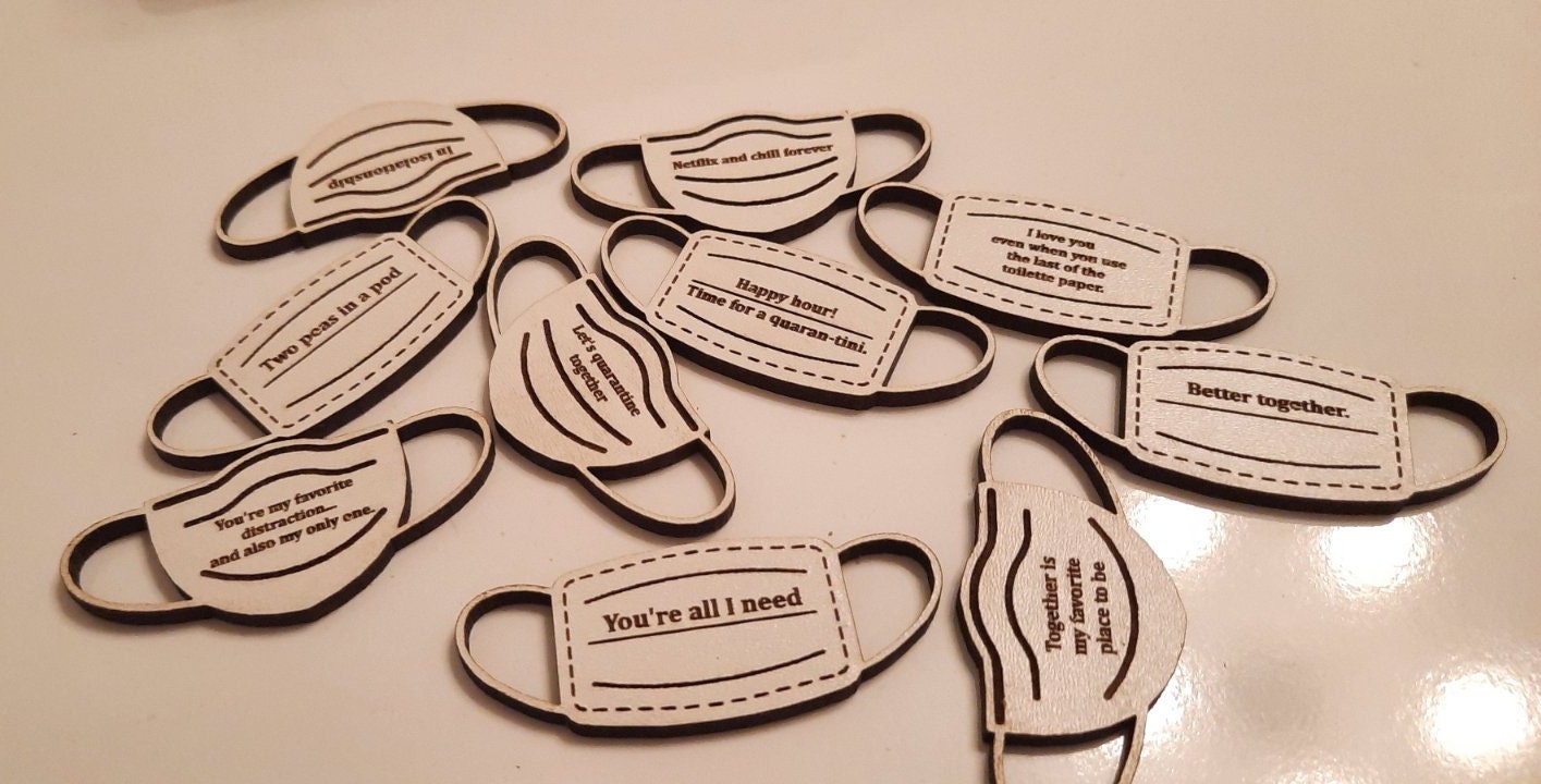 Be My Quarantine Box With Masks Valentine's Day Gift - Etsy