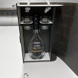 Wooden Mini Bar Box | Portable Mini Bar | Laser Cut Mini Bar | Mini Bar ...