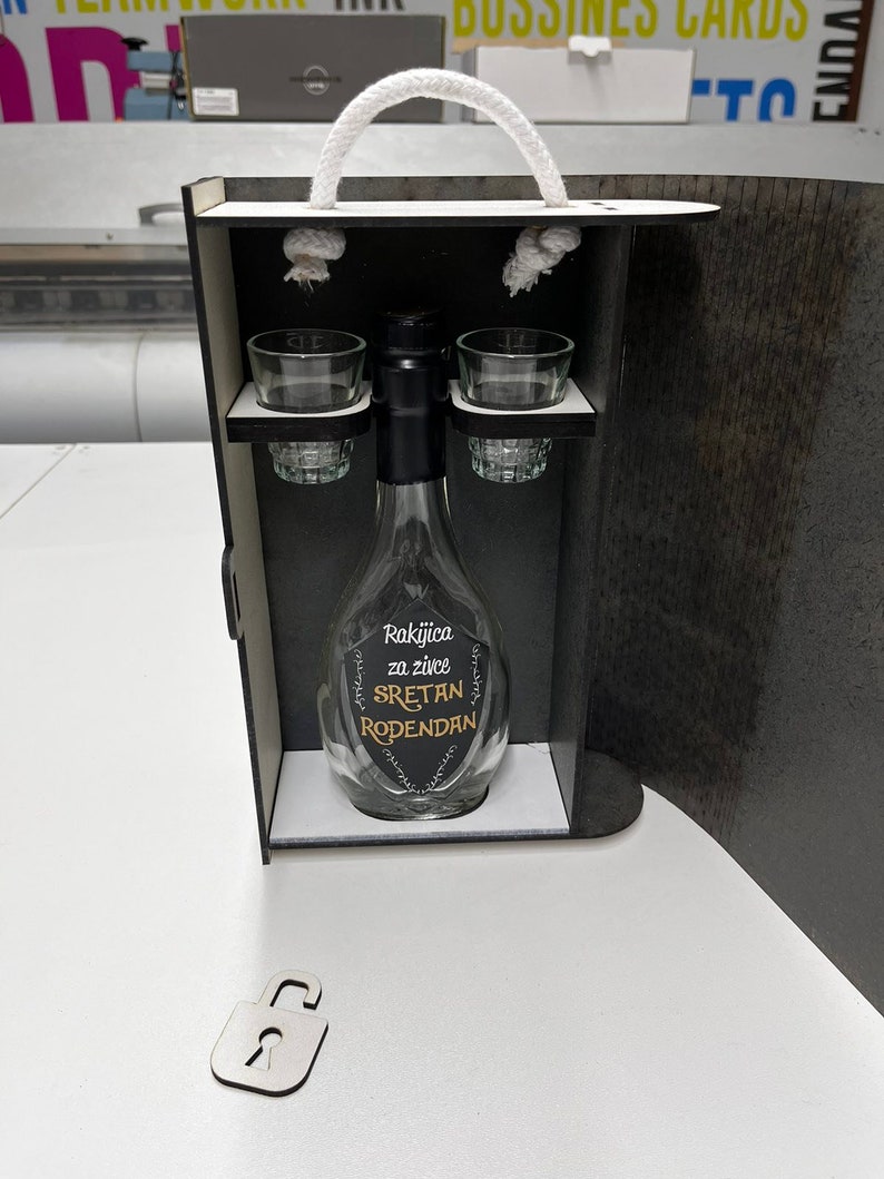 Wooden Mini Bar Box Portable Mini Bar Laser Cut Mini Bar - Etsy