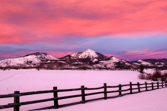 Pink Sunset Photography