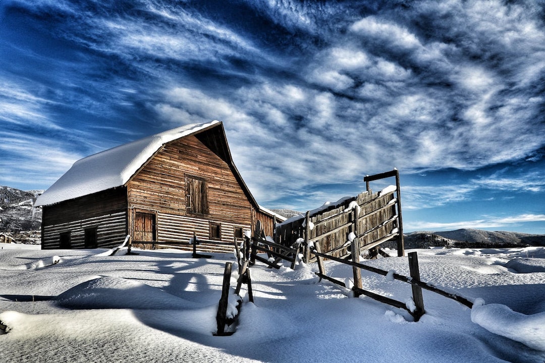 Steamboat Barn Winter Photograph, More Barn, Barn Photography, Wall Art ...