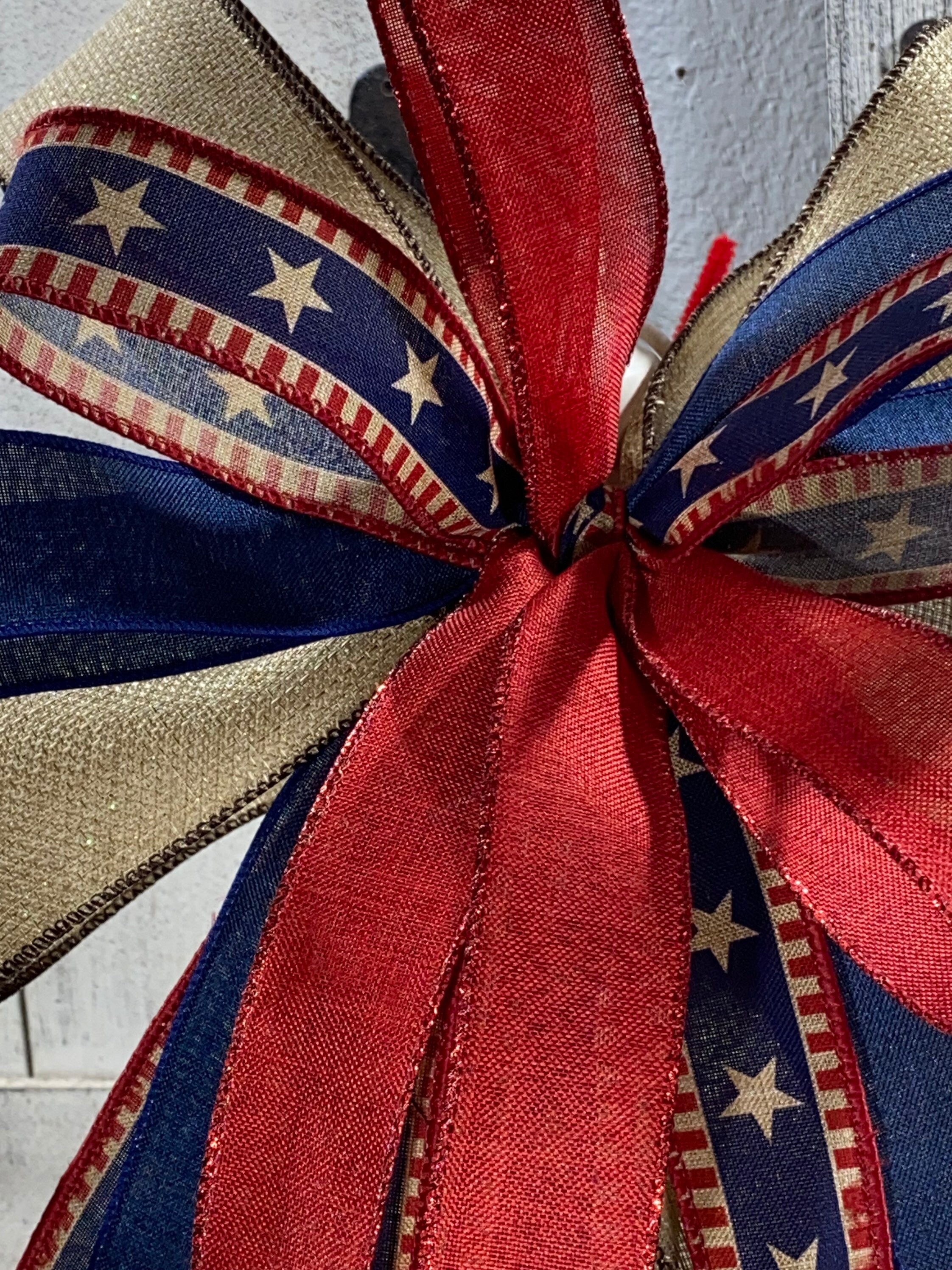 14” X 19” Independence Day Bow, Fourth of July Bow, Patriotic Bow ...