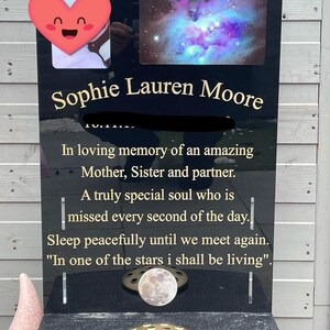 Temporary Headstone Large - Etsy UK