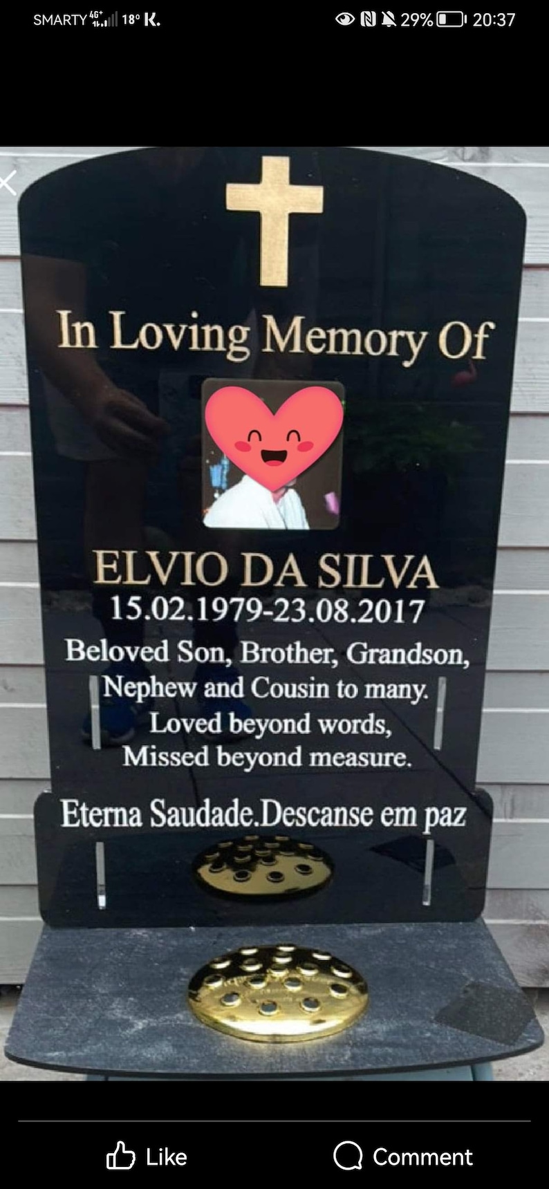 Temporary Headstone Large - Etsy UK