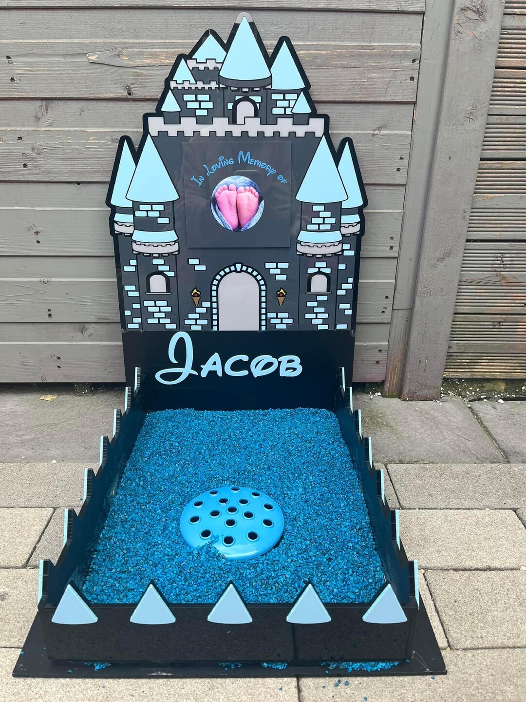 Castle Themed Temporary Headstone and Memorial Garden - Etsy UK
