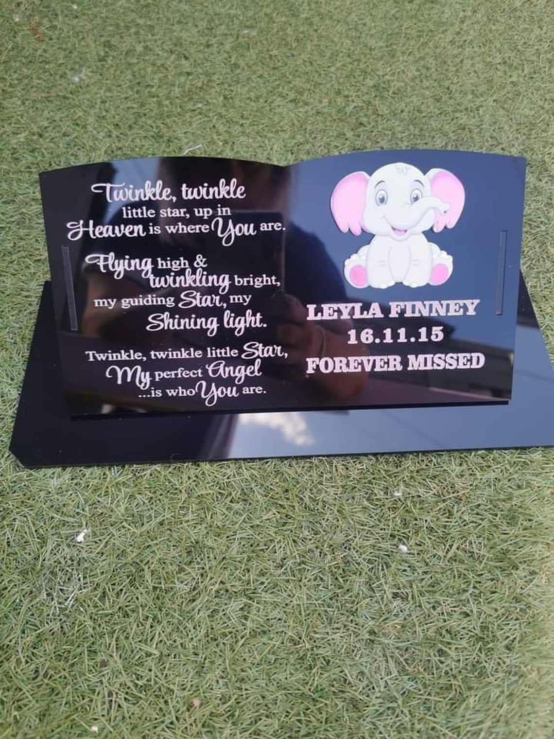 Beautiful Baby Memorial Plaque - Etsy UK