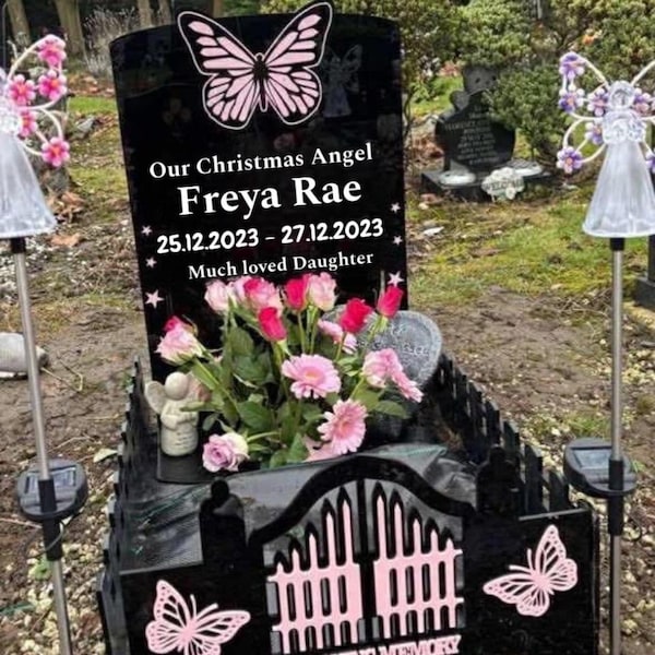 Butterfly Headstone - Etsy UK