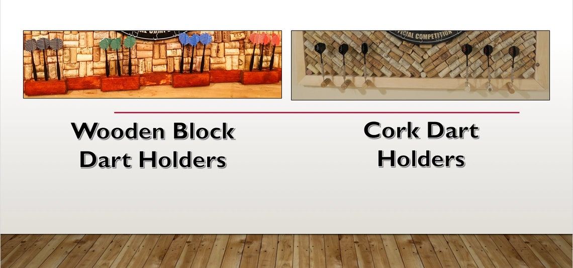 Cork Backboard With Dart Board and Darts Handmade Dartboard - Etsy