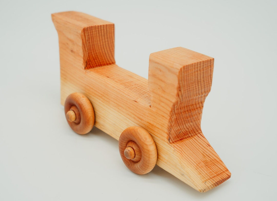 Handmade Wooden Toy Train With Wheels! - Etsy