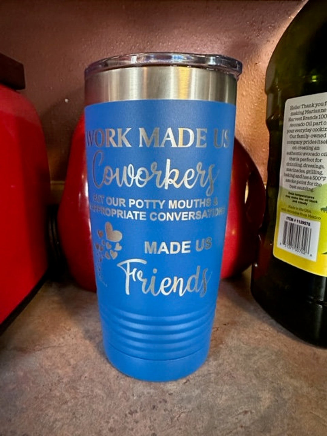 Perfect Coworker and Friend Cup 20 Oz Funny Cup for Coworker Travel Cup ...