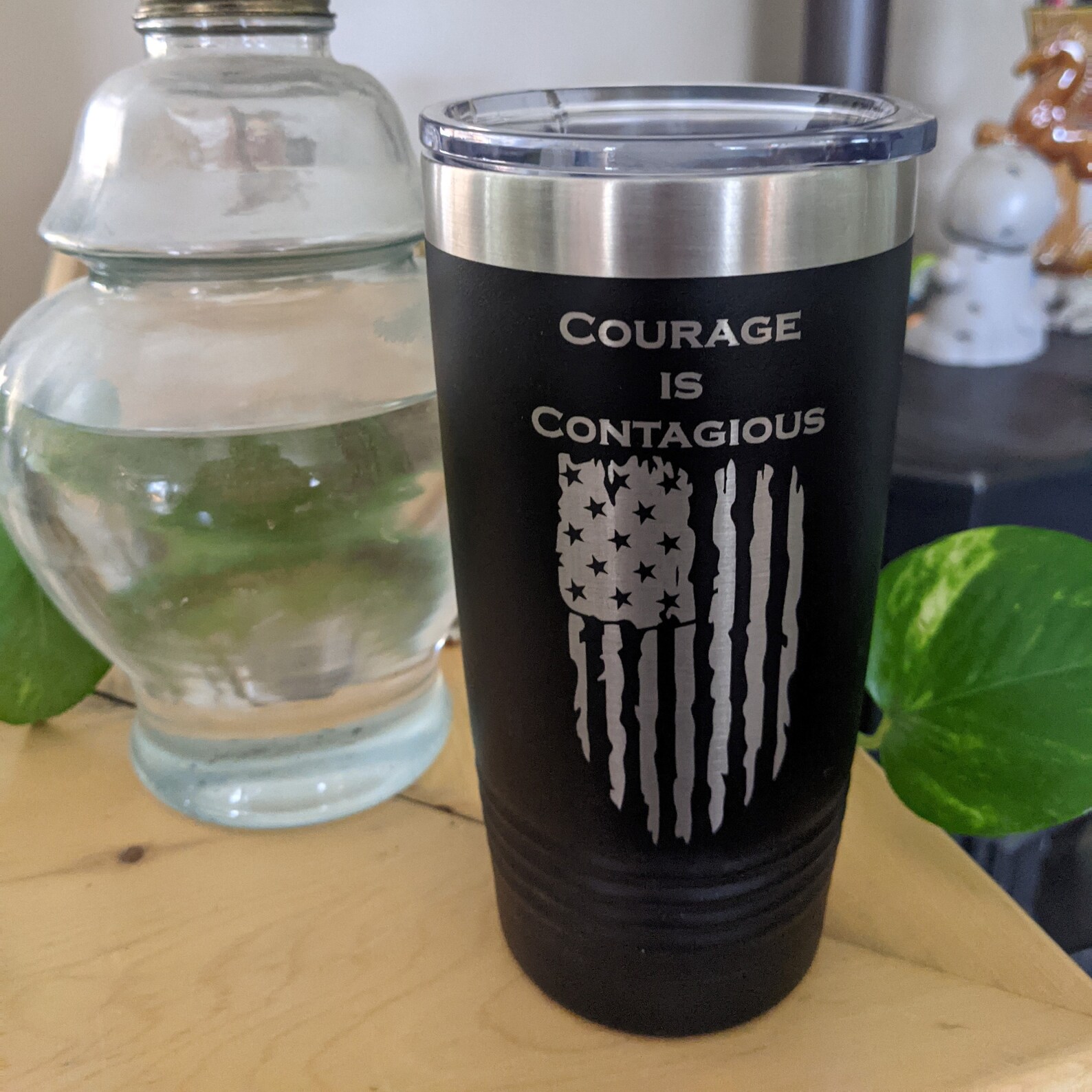 Courage is Contagious 20 Oz Tumbler - Etsy