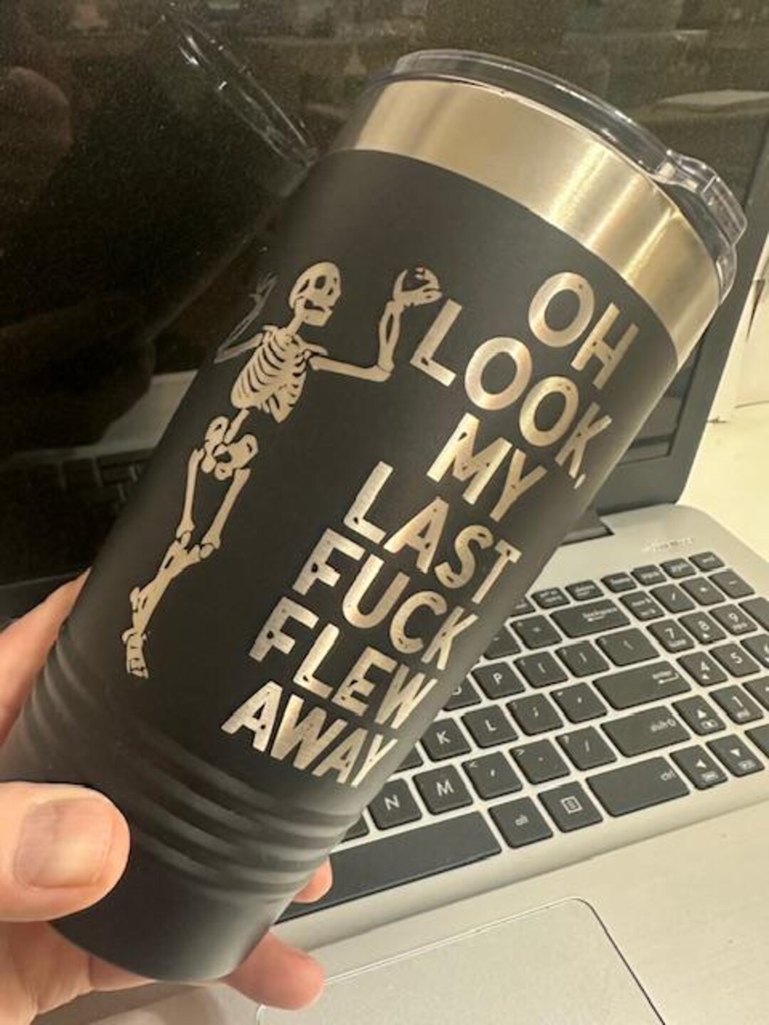My Last Fu*k Flew Away - 20 Oz Insulated Travel Cups With Lid Custom ...