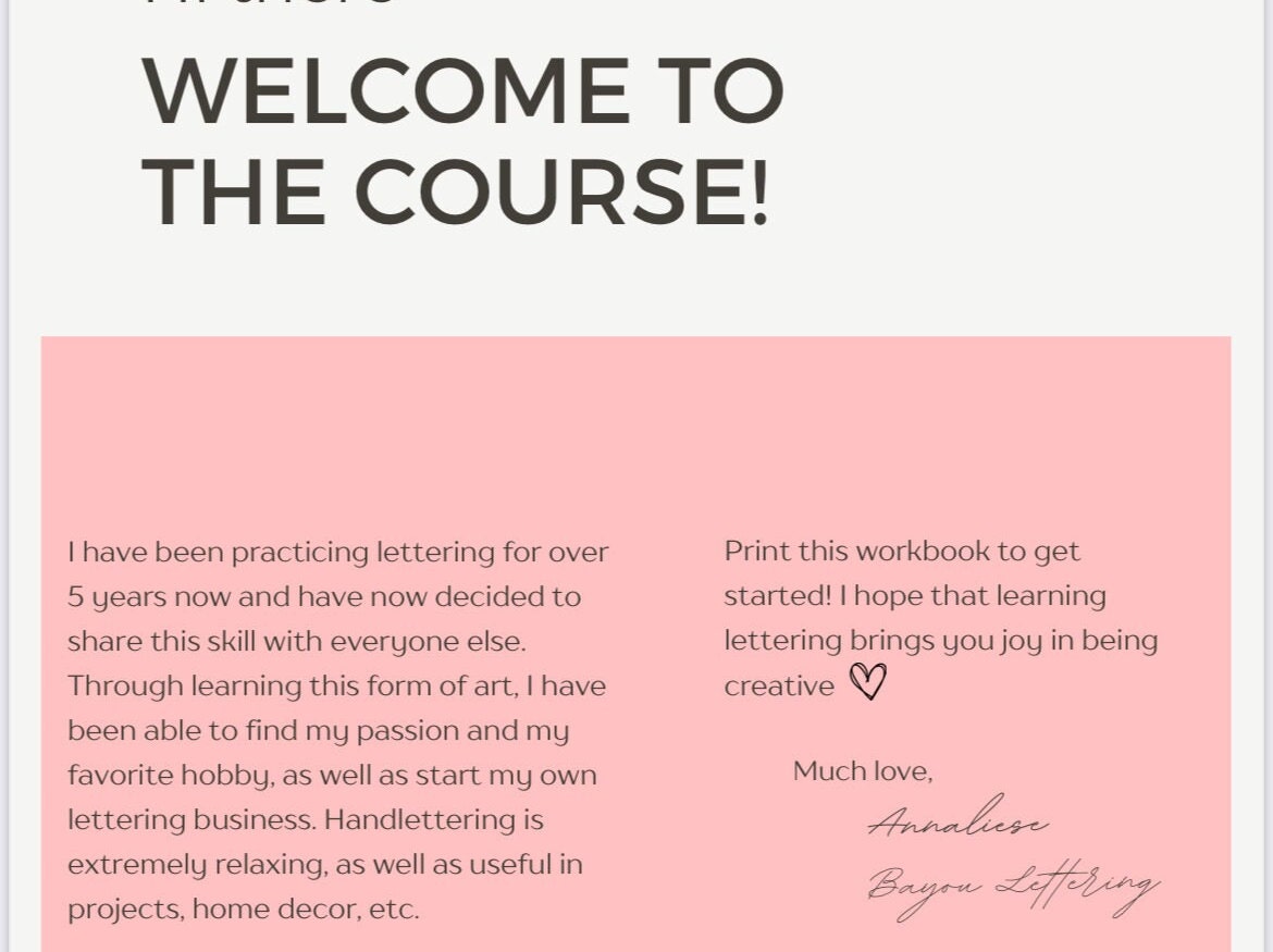 The Ultimate Guide to Lettering Basics Lettering Tutorial Printable ...