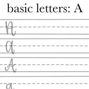 The Ultimate Guide to Lettering Basics - Lettering Tutorial Printable ...