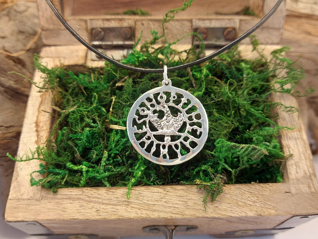 Silver Eagle Pendant, Roman Eagle Aquila, Roman Jewelry, Silver Amulet ...