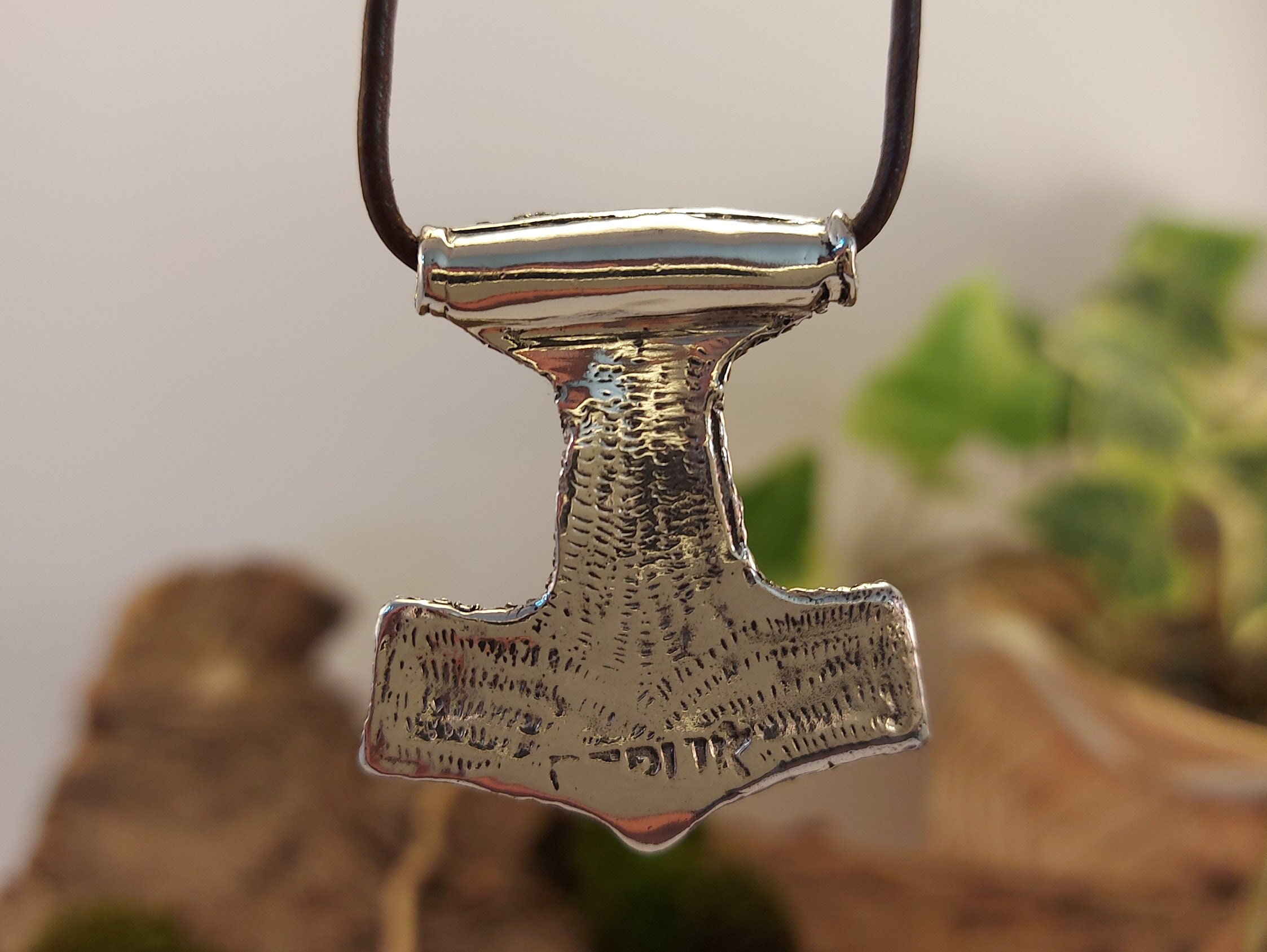 Thor's Hammer Silver, Thor's Hammer, Viking Jewelry, Viking Amulet ...