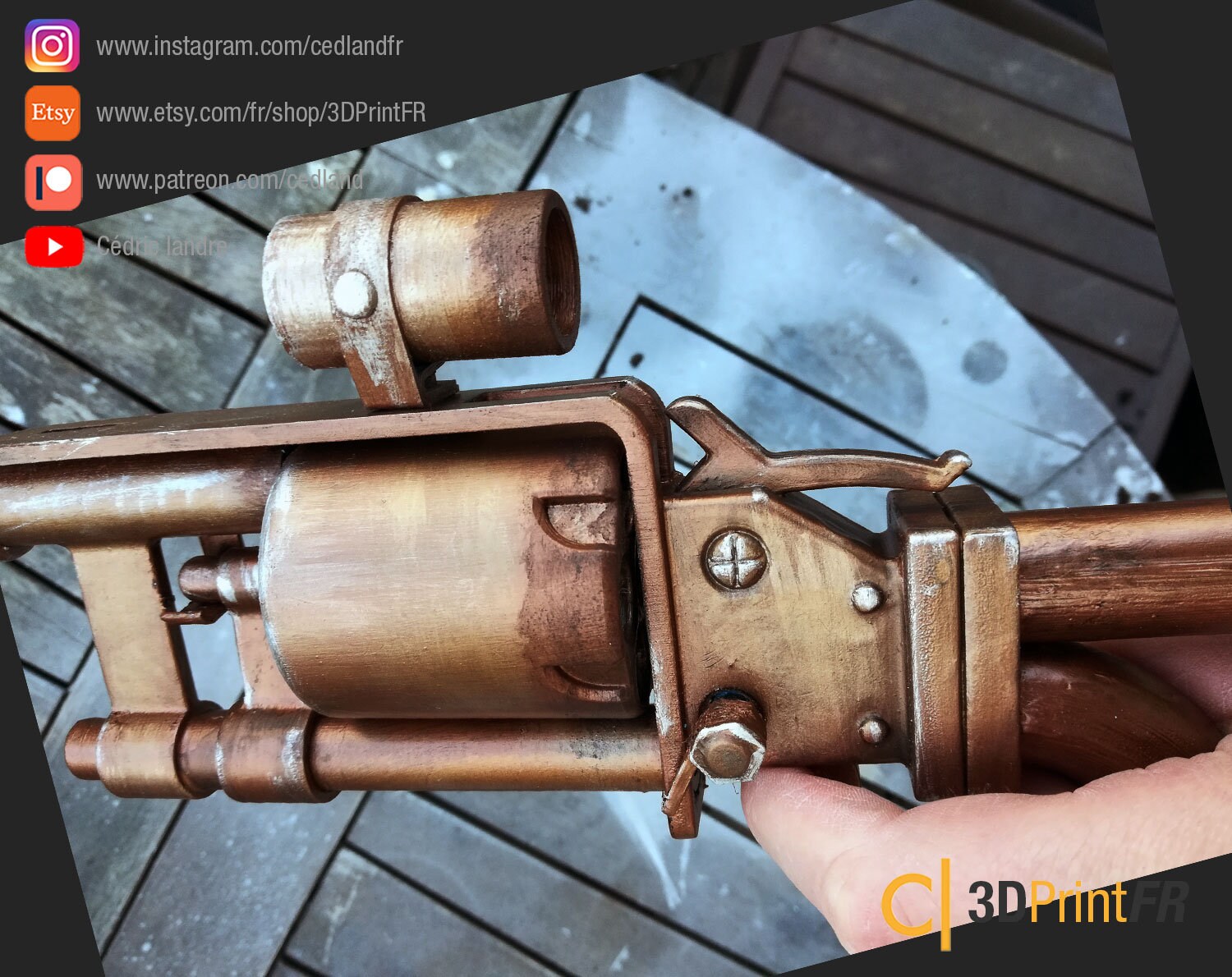 Fallout Pipe Gun Replica 1:1 Fan Art Prop - Etsy
