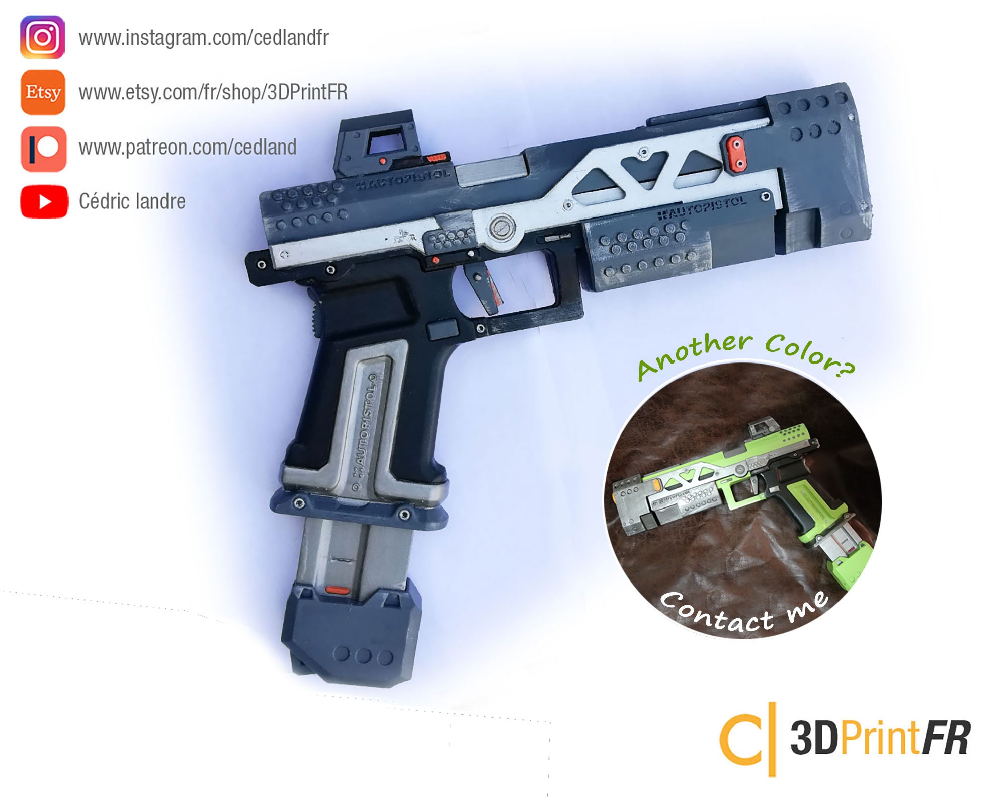 Re-45 Autopistol Pistol from the Game Apex Legends Replica 1:1 | Etsy