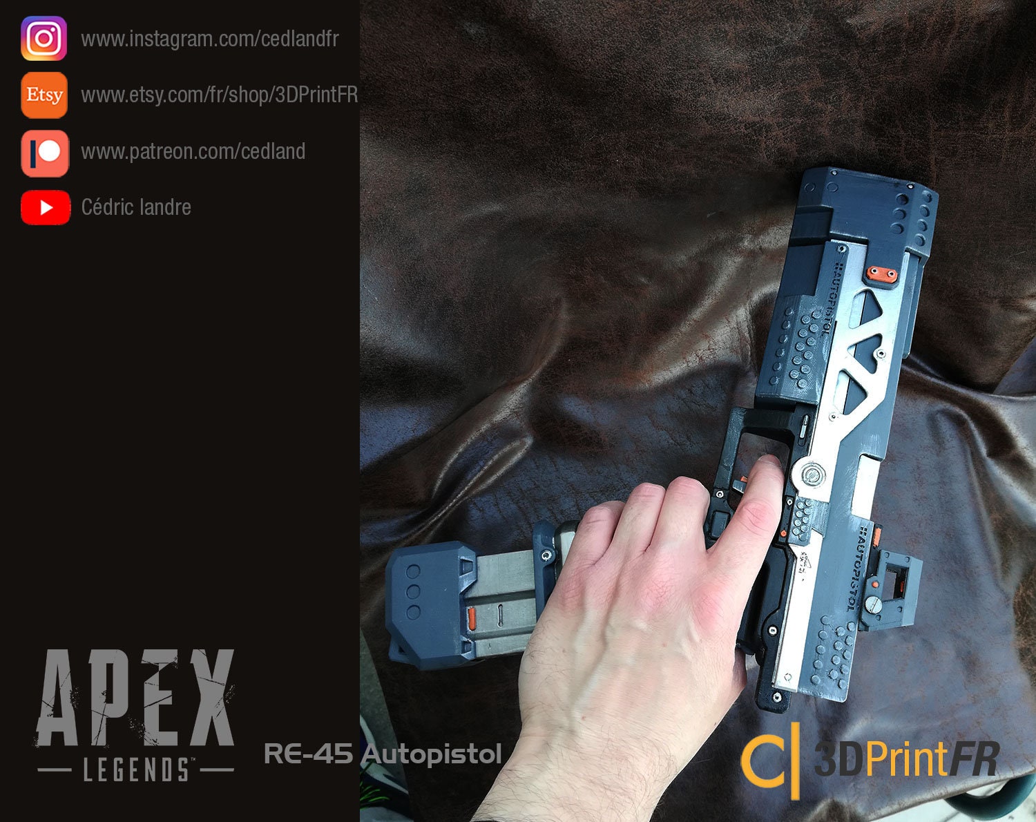 Re-45 Autopistol Pistol from the Game Apex Legends Replica 1:1 | Etsy