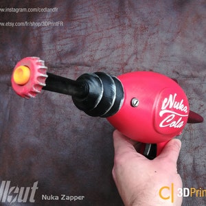 Pistolet Nuka Zapper de Fallout Nuka World Réplique 1:1 Fan Art prop ...