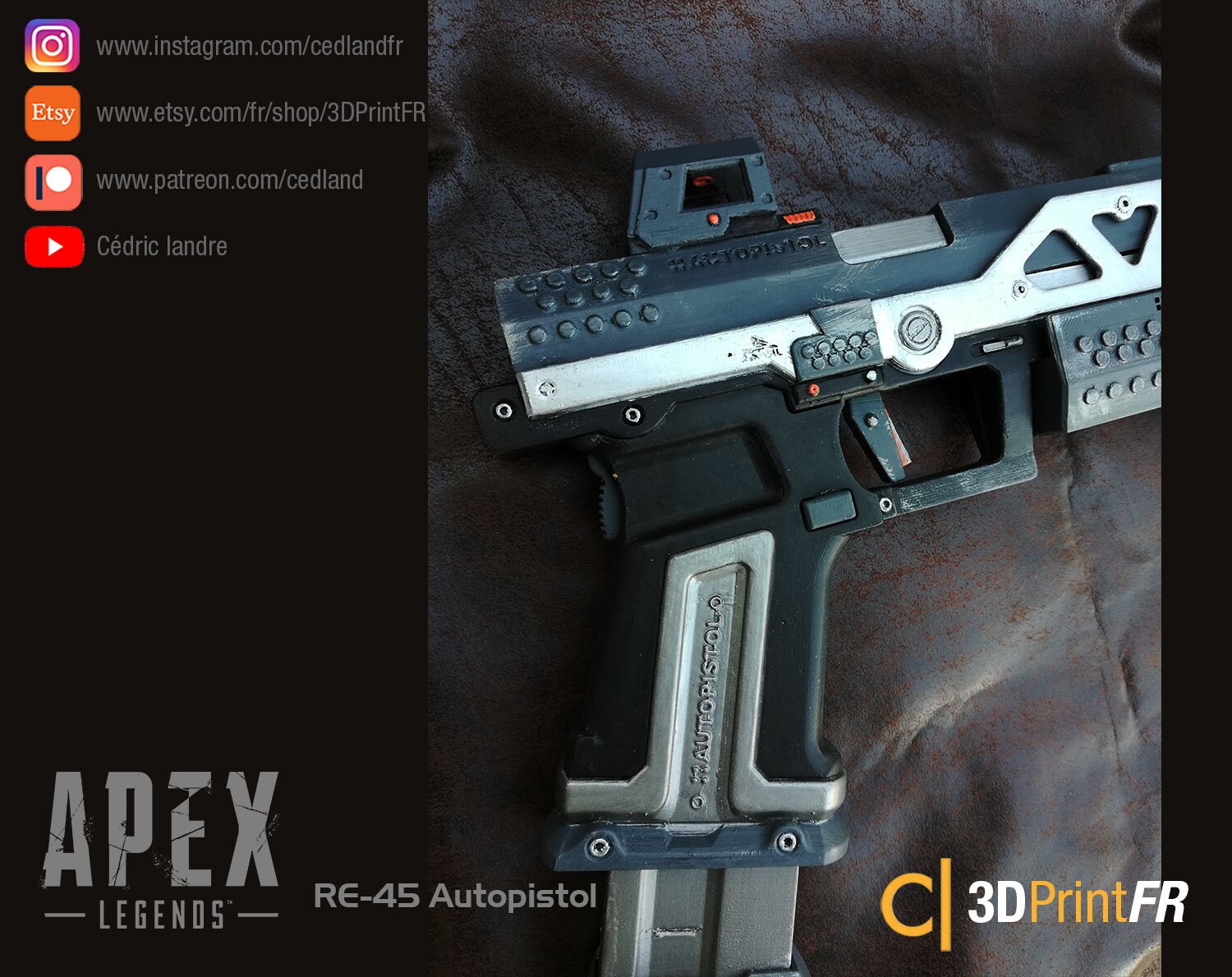 Re-45 Autopistol Pistol from the Game Apex Legends Replica 1:1 | Etsy