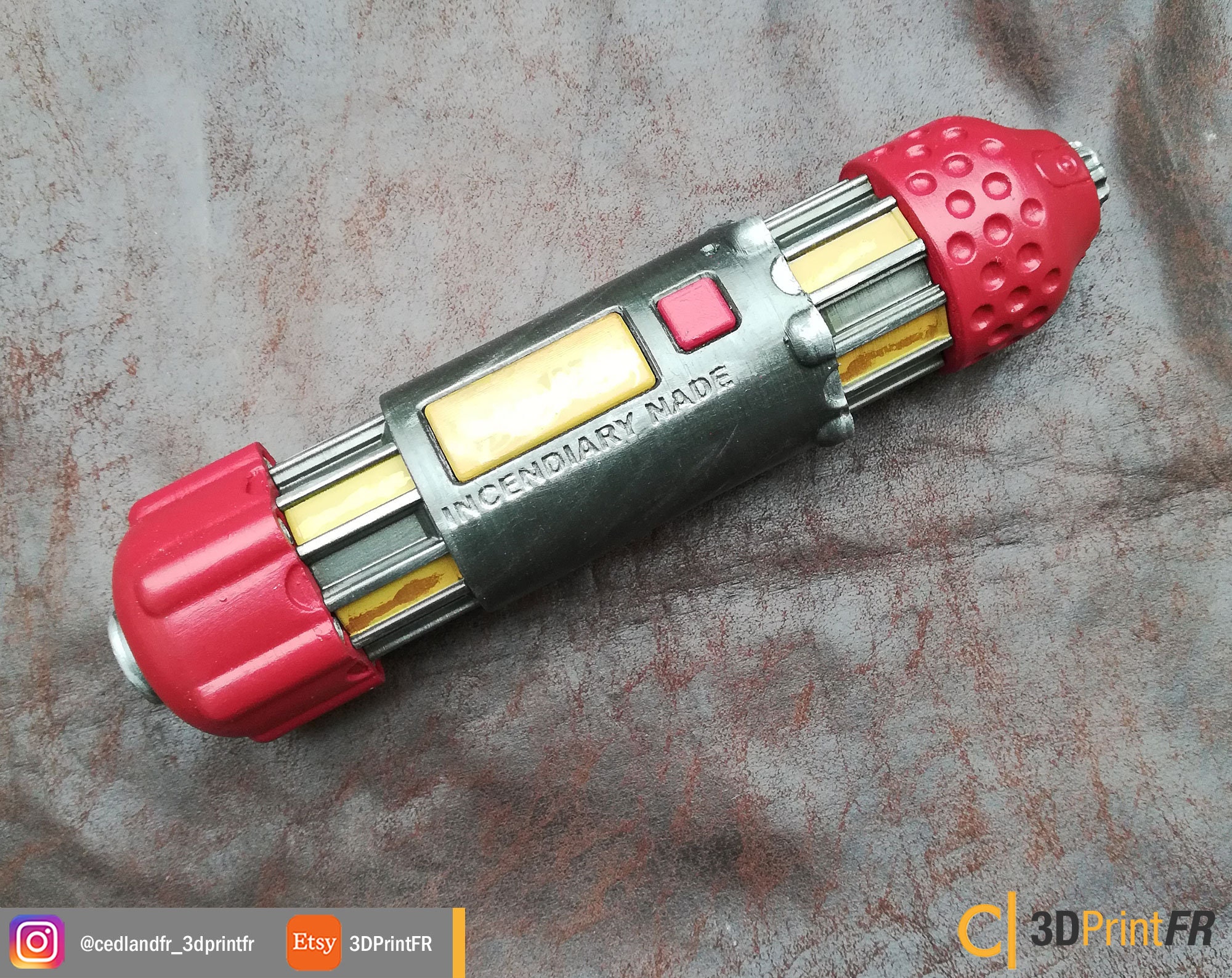 Thermite Grenade From Apex Legends Game Replica 1:1 Fan Art - Etsy