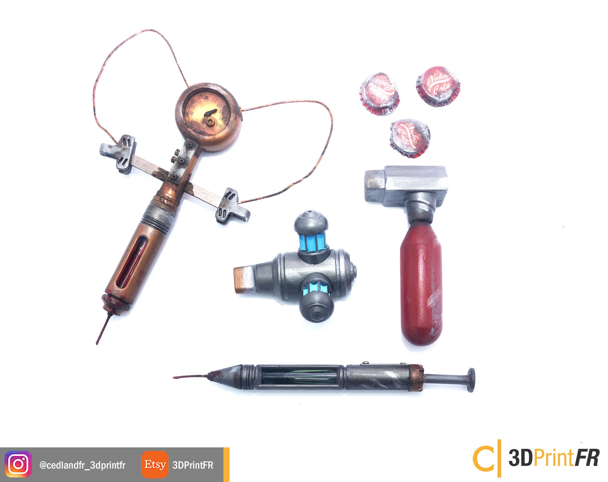 Pack de Suvie du Jeu vidéo Fallout Réplique 1:1 peinte custom - Etsy France