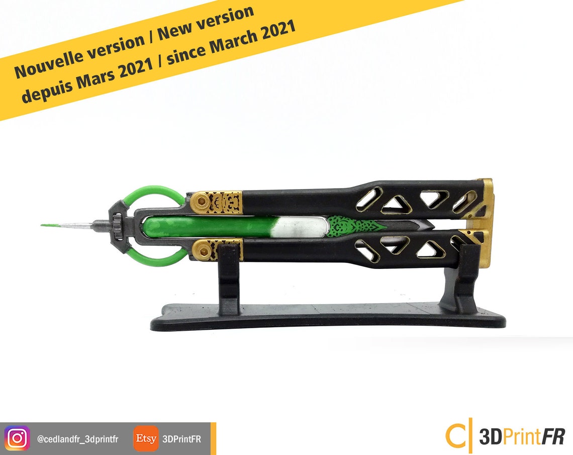 Octane Butterfly Knife From the Game Apex Legends Replica 1:1 | Etsy