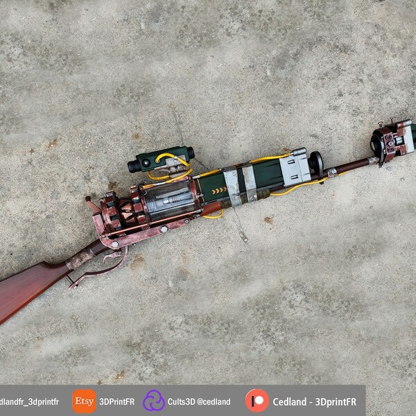 Fallout Laser Rifle Replica - Etsy Fallout Laser Rifle Replica - Etsy