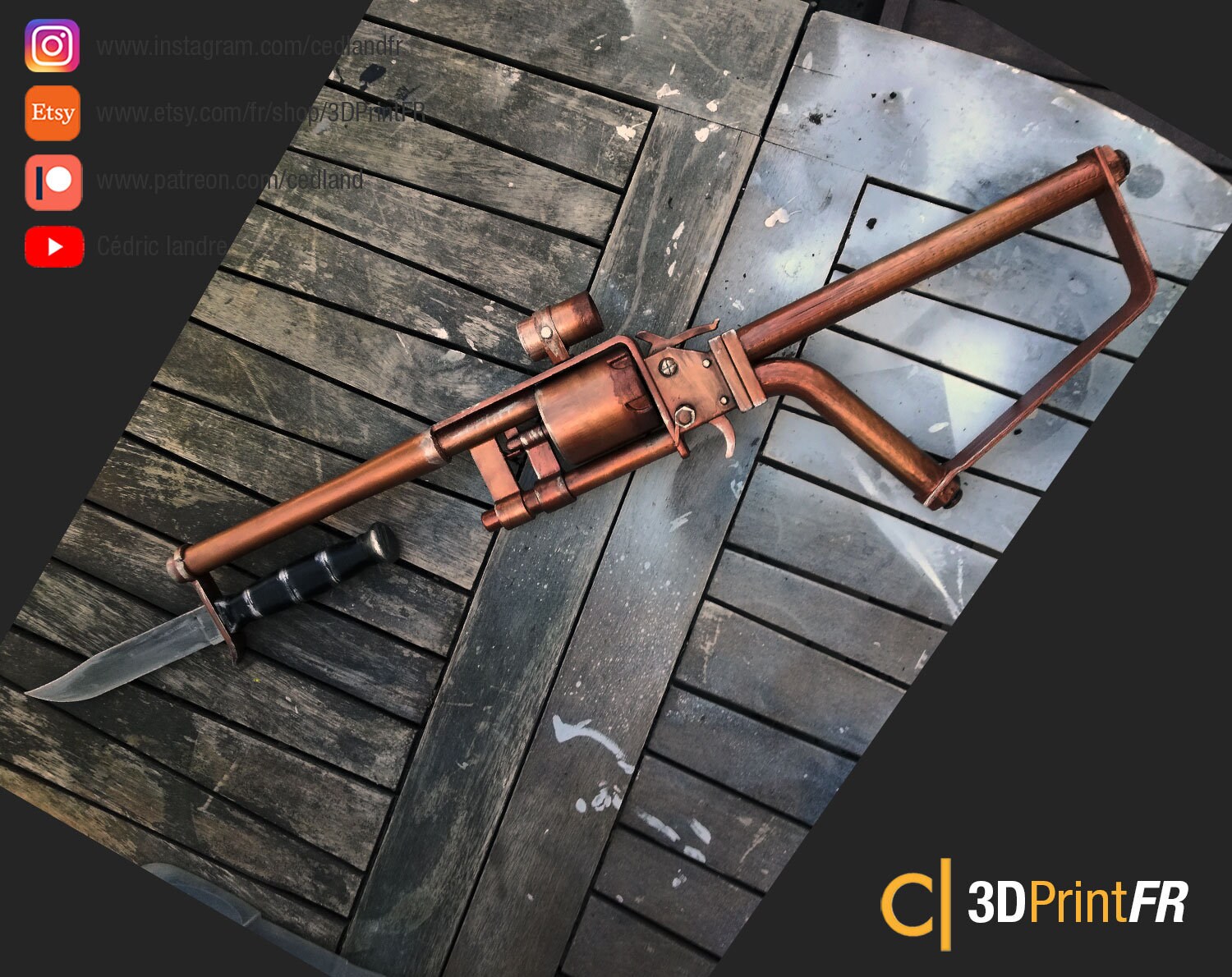 Fallout Pipe Gun Replica 1:1 Fan Art prop | Etsy