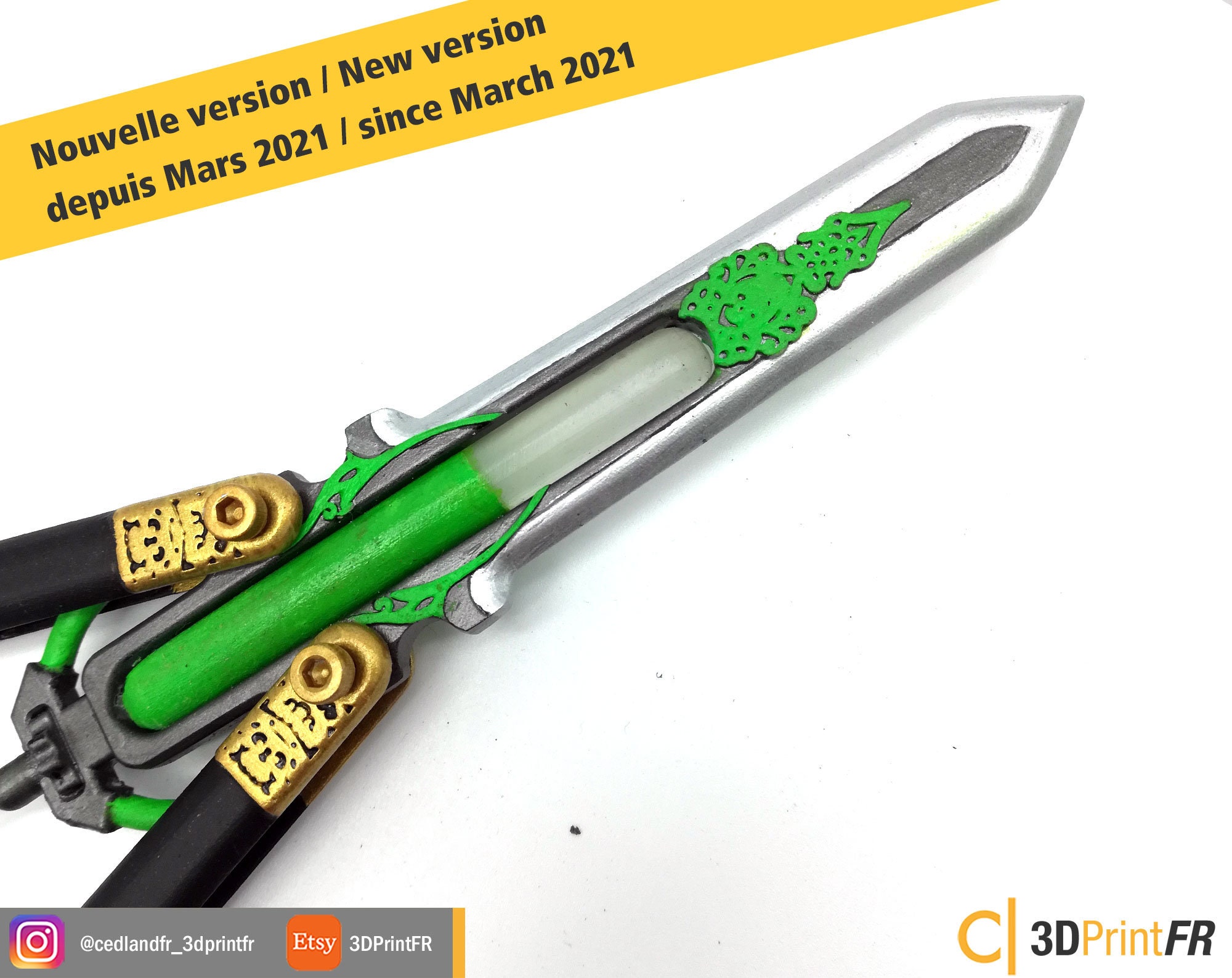 Octane Butterfly Knife From the Game Apex Legends Replica 1:1 | Etsy