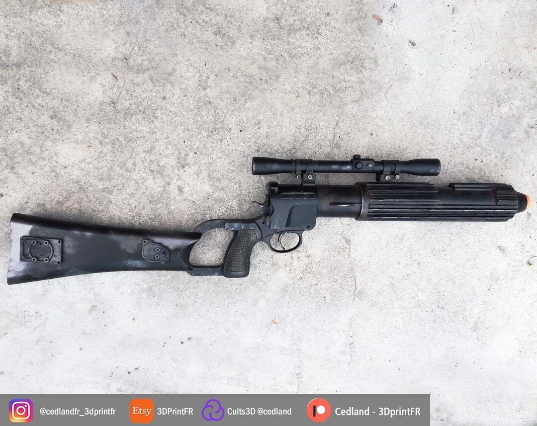 Boba Fett EE-3 ROTJ Blaster Rifle 1:1 Replica Painted Custom Prop - Etsy