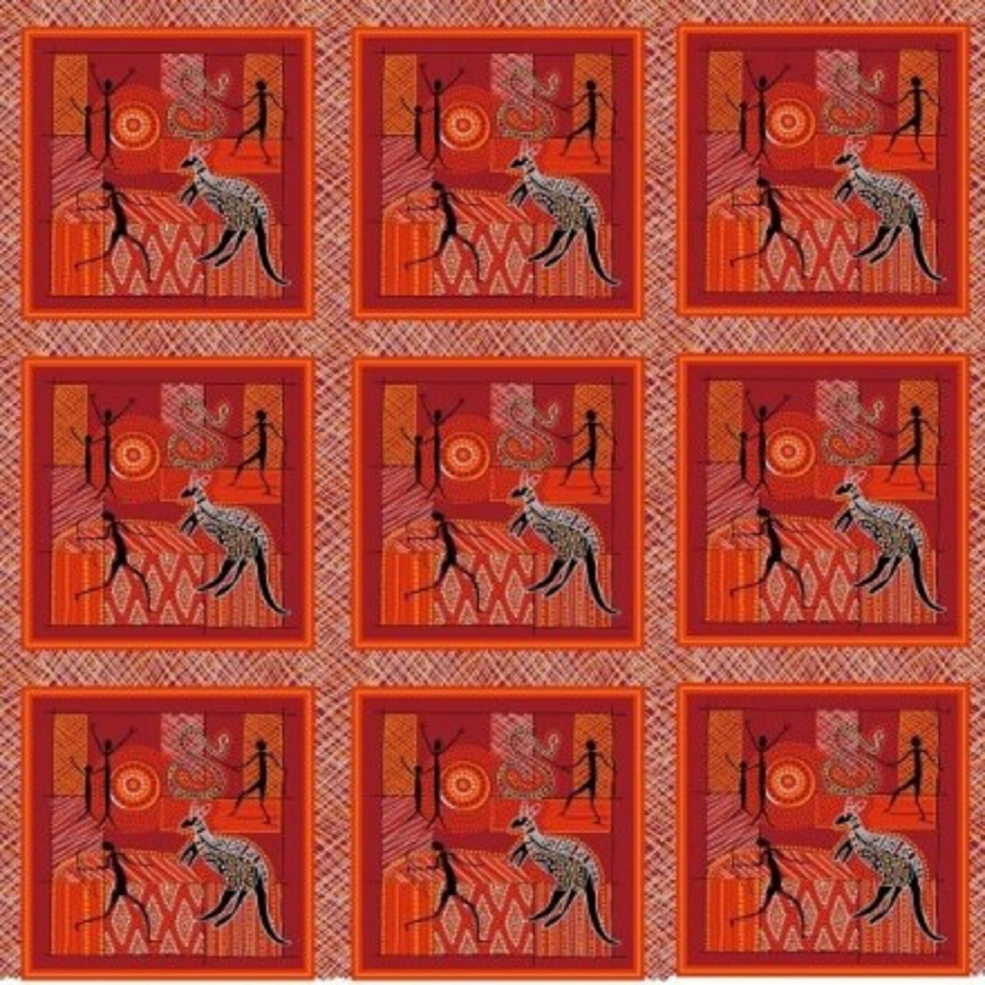 Australian Aboriginal Animal Art Snake