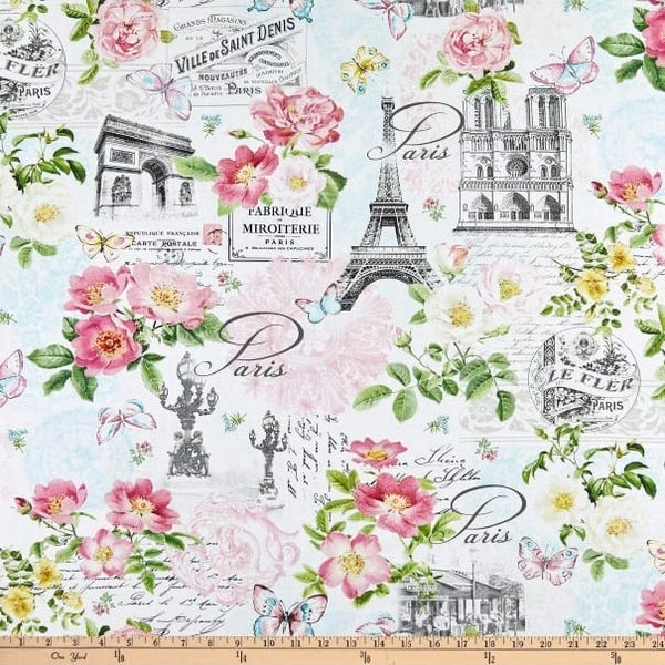 Paris Fabric - Etsy