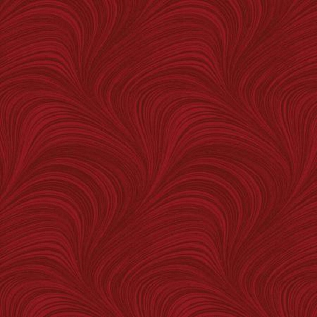 Wave Texture Medium Red Cotton Quilting Fabric 1/2 YARD - Etsy