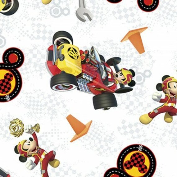 Disney Mickey and Friends Winners Circle Cotton Quilting - Etsy