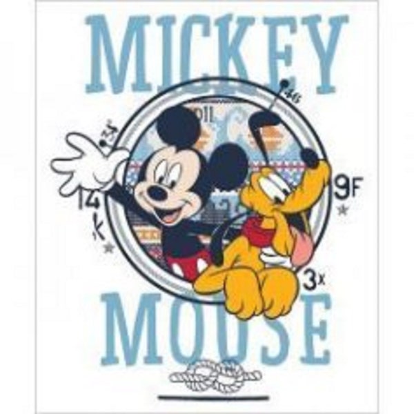 Mickey Mouse Fabric Panel - Etsy