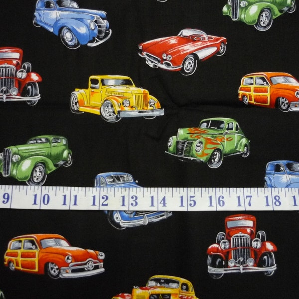 Classic Car Fabric - Etsy