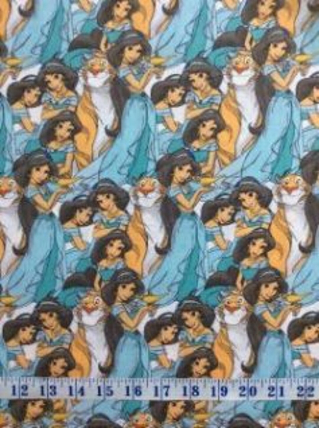 Disney Princess Jasmine Packed Cotton Quilting Fabric 1/2 YARD - Etsy