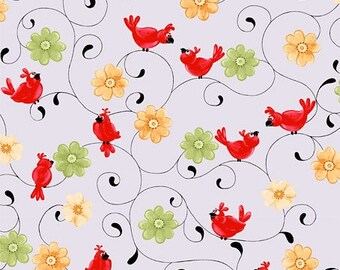 Susybee Bruce the Moose Light Gold Falling Leaves Cotton Quilting ...