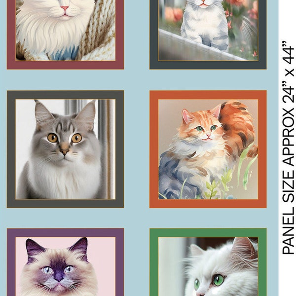 Cat Quilt Panel - Etsy